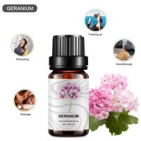 China Face Care Pure Geranium Essential Oil Aromatherapy 10ml Massage Diffuser ODM for sale