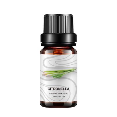 China 10ml Organic Citronella Essential Oil Fragrant Essential Oil MSDS for sale