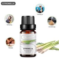 China 10ml Organic Citronella Essential Oil Fragrant Essential Oil MSDS for sale