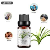 China Organic Vetiver Essential Oil Bottle Steam Distillation Essential Oils for sale