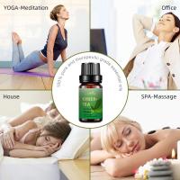 China 10ml Organic Green Tea Essential Oil Perfume 100% Pure Natural Essential Oil ODM for sale