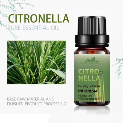 China Nourishing Pure Aroma Citronella Essential Oil 10ml COA Massage for sale