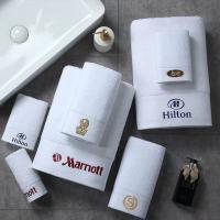 China White Durable Luxury Hotel Bath Towels Hotel Sheets And Towels for sale