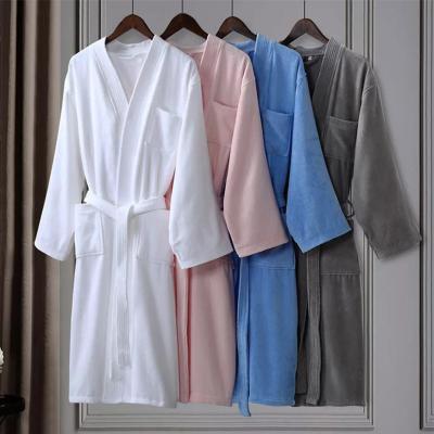China Thermal Cotton Terry Bathrobe Machine Washable Custom For Spring for sale
