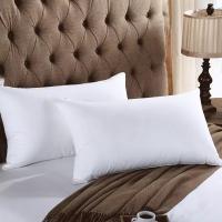 China White Hotel Style Pillows Full Cotton Microfiber Pillow Inner Hotel Bedding Linen for sale