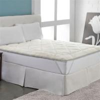 China Comfortable Quilted White Hotel Waterproof Mattress Protector Waterproof Bed Cover for sale
