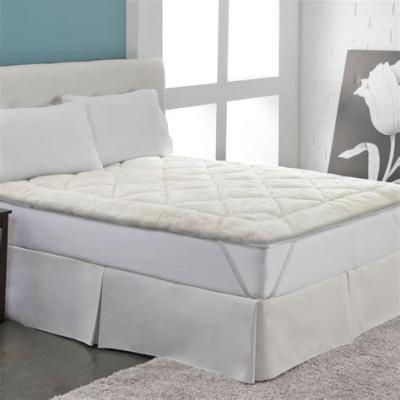 China Comfortable Quilted White Hotel Waterproof Mattress Protector Waterproof Bed Cover for sale
