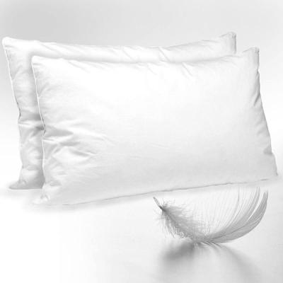 China 100% Cotton Soft Hotel Pillows Duck Feather Comfortable And High Durability for sale