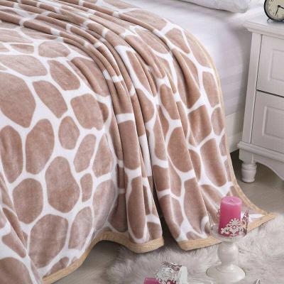 China Printed King Size Hotel Room Blankets Luxury Collection Blanket for sale