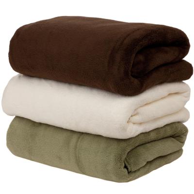 China Eco Friendly Hotel Blankets And Sheet 100% Polyester For Adults for sale