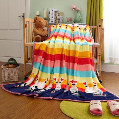 China 100% Cotton Luxury Hotel Fleece Blanket Hotel Bedding Linen  Anti Static for sale