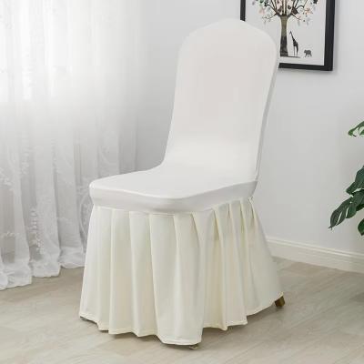 China Luxury Stretch Banquet Chair Cover Spandex Wedding Chair Covers for sale