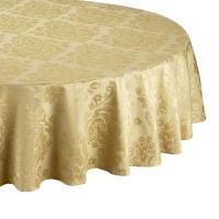 China King Size Round Table Cloth Stains Resistant For Hotel And Restaurant for sale