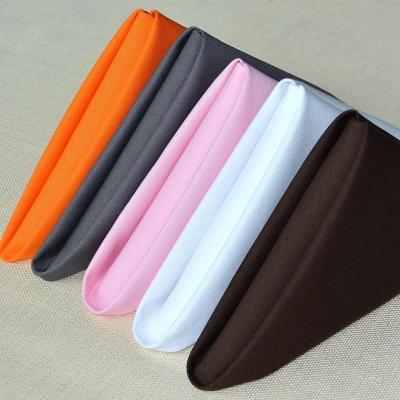 China Jacquard Plain Square Solid Color Cloth Table Napkins Personalized Linen Napkins for sale