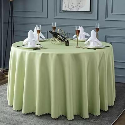 China Polyester Hotel Table Cloth Customized With Jacquard Design 70cm Fall for sale