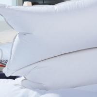 China Microfiber Filling Hotel Style Pillows Luxury White Rectangle Shape for sale