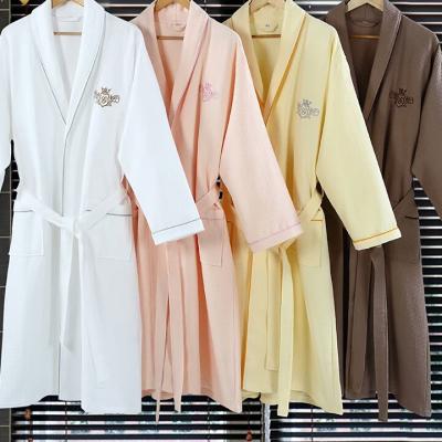 China Cotton Terry Cloth Robe Warmth Luxury Style With Custom Logo for sale