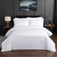 China Easy Care Hotel Bed Sheet 100%Cotton Fabric Cotton Filling Machine Washable for Boutique Hotels for sale