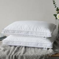 China Experience the Ultimate Comfort with Cotton/Polyester Blend Hotel Pillows White Bed Pillow for sale
