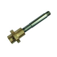 China Precision CNC Turning Parts Stainless Steel Brass Precision Metal Shafts 0.03mm Tolerance for sale