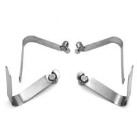 China 6mm Push Button Spring Clips Stainless Steel Solid Punching Process for sale
