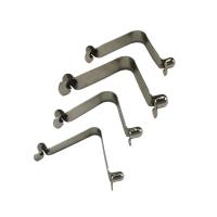 China V Shape Button Spring Clips With Rust Resistant for sale
