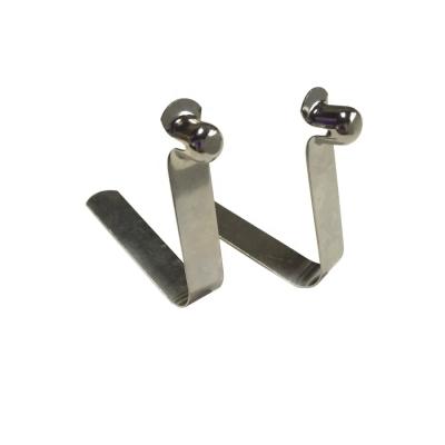 China 5V-I-0.5T Punching Push Button Spring Clip 65Mn Steel for sale