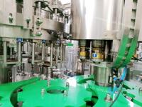 China Automatic Glass Bottle Filling Machine 3 in 1 Unit 4000 BPH for Beer Carbonated Drinks for sale