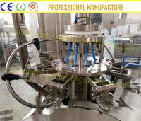 China Monoblock Type Automatic Bottle Filling Machine 3000 Bottles Per Hour For Capping / Labeling for sale