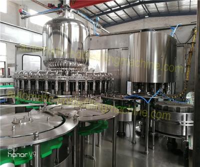 China Aseptic Juice Filling Machine 40 Rinsing Heads 6000BPH for Mango Sugarcane for sale