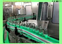 China 6000BPH Glass Bottle Juice Filling Machine 4-in-1 PLC Control 380V for sale