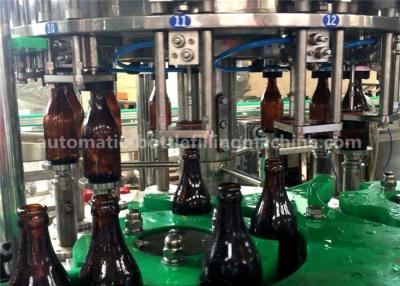 China Small Split Glass Bottle Soda Filling Machine 330ml Beer Cola Carbonated Beverage Filler 2000BPH for sale