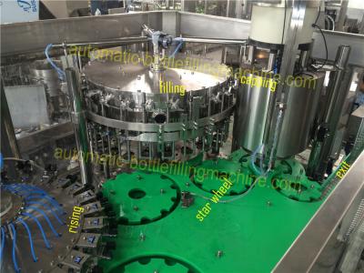 China SUS304 3 in 1 Glass Bottle Filling Machine 1500-12000 BPH Washing Filling Seaming for sale