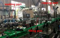 China Energy Drink Glass Bottle Filling Machine 2000BPH 1.5kw for Small Scale Beverage Factory for sale