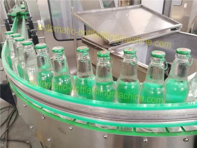 China 6000BPH Glass Bottle Water Filling Machine 18-18-6-6 Monobloc for Juiced Beverage Tea for sale