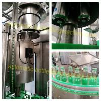 China Non Gas Liquid Glass Bottle Filling Machine 6000BPH Hot Filling Capping Labeling Line for sale