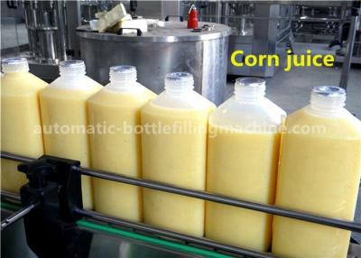 China 8-8-3 Corn Juice Hot Filling Machine 3 in 1 HDPE Bottle Aluminum Foil Sealing 2000-4000 BPH for sale
