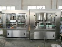 China Automatic PET Bottle Filling Machine 16000BPH Hanging Neck Technology 3 in 1 Washing Filling Capping for sale