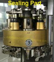 China Rotary Soft Drink Can Filling Sealing Machine 2.2KW 5000BPH Frequency Conversion for sale
