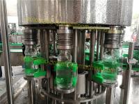 China Glass Bottle Water Tea Juice Filling Machine 3000BPH Clip Bottleneck Technology for sale