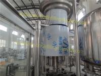 China Glass Bottled Automatic Milk Filling Machine 18 Heads 6000 BPH Vacuum Negative Pressure Filling for sale