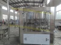 China Glass Bottled Automatic Milk Filling Machine 18 Heads 6000 BPH Vacuum Negative Pressure Filling for sale