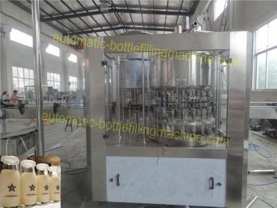 China SUS304 316 Automatic Milk Filling Sealing Machine 6000 BPH 18 Filling Heads for sale