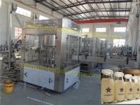 China Soybean Automatic Milk Filling Machine Compact Structure 6 Head Liquid Filling Machine for sale