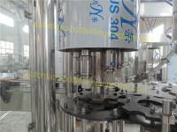 China Soybean Automatic Milk Filling Machine Compact Structure 6 Head Liquid Filling Machine for sale