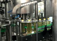 China Automatic Cooking Oil Piston Filling Machine 24 Head Volumetric Filler with 8 Capping Heads 5000BPH for sale