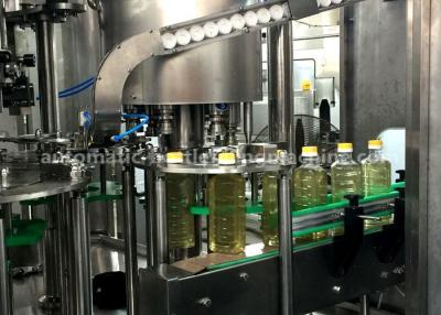 China Automatic Cooking Oil Piston Filling Machine 24 Head Volumetric Filler with 8 Capping Heads 5000BPH for sale