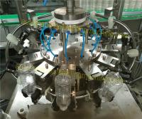 China Single Head Beverage Filling Machine 1000 - 2000BPH Rinsing Filling Capping Machine for sale
