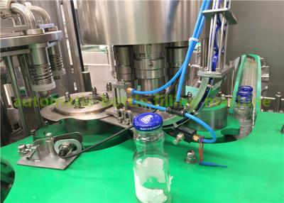 China Glass Bottle Filling Machine Plant 8-8-3 for Juice Beer Carbonated Drink 380V for sale