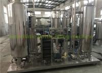 China Industrial CO2 Carbonated Drink Mixing Machine 3000L/H Three Tanks SUS304 for sale